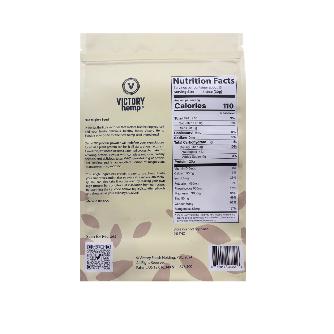 V-70® Hemp Heart Protein – Victory Hemp Foods